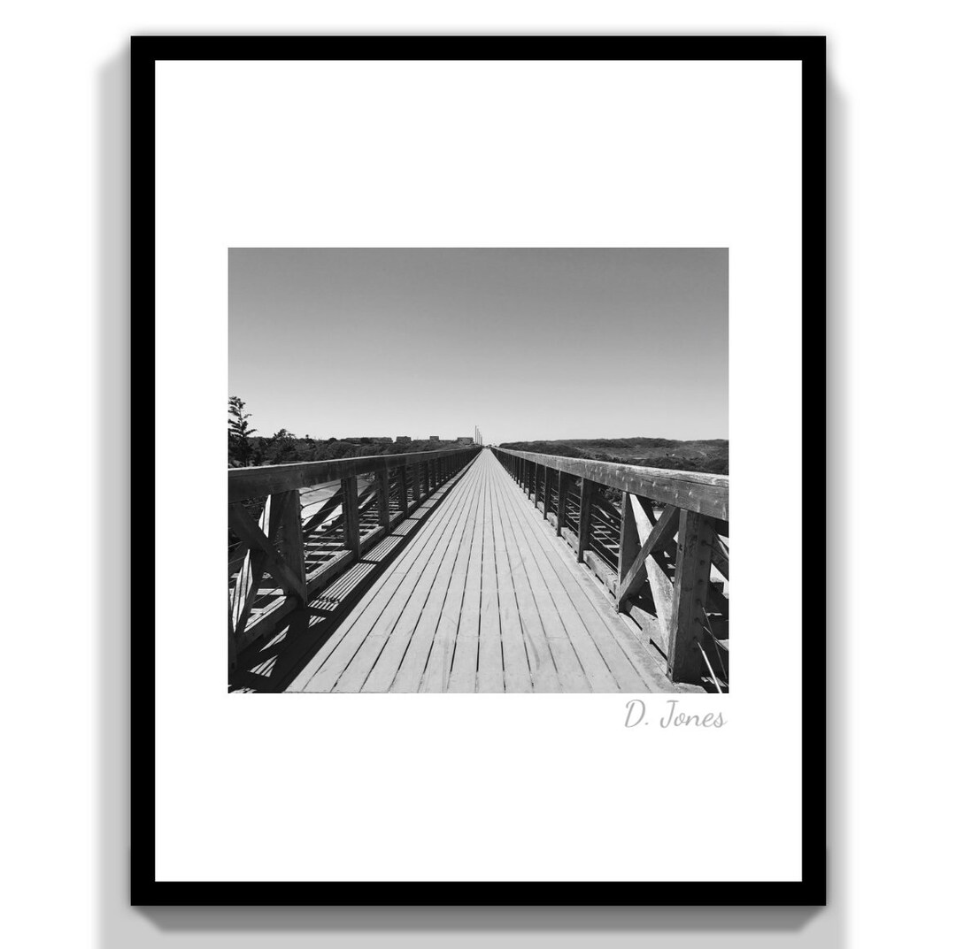 Fort Bragg, California ‘infinite’ Bridge Wood Long Railing Braces ...