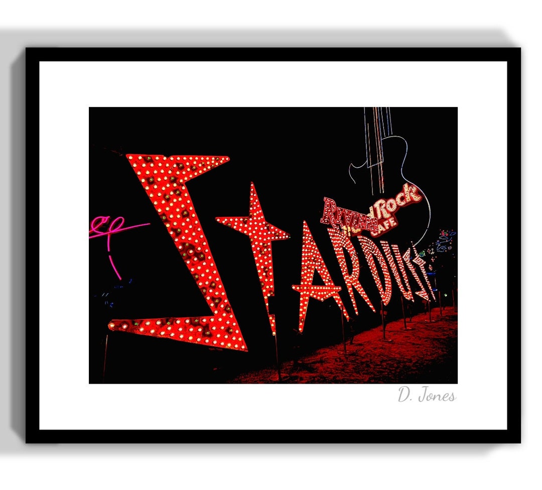 Las Vegas, Nevada ‘stardust’ Neon Sign Stardust Blinking Light Bulb ...