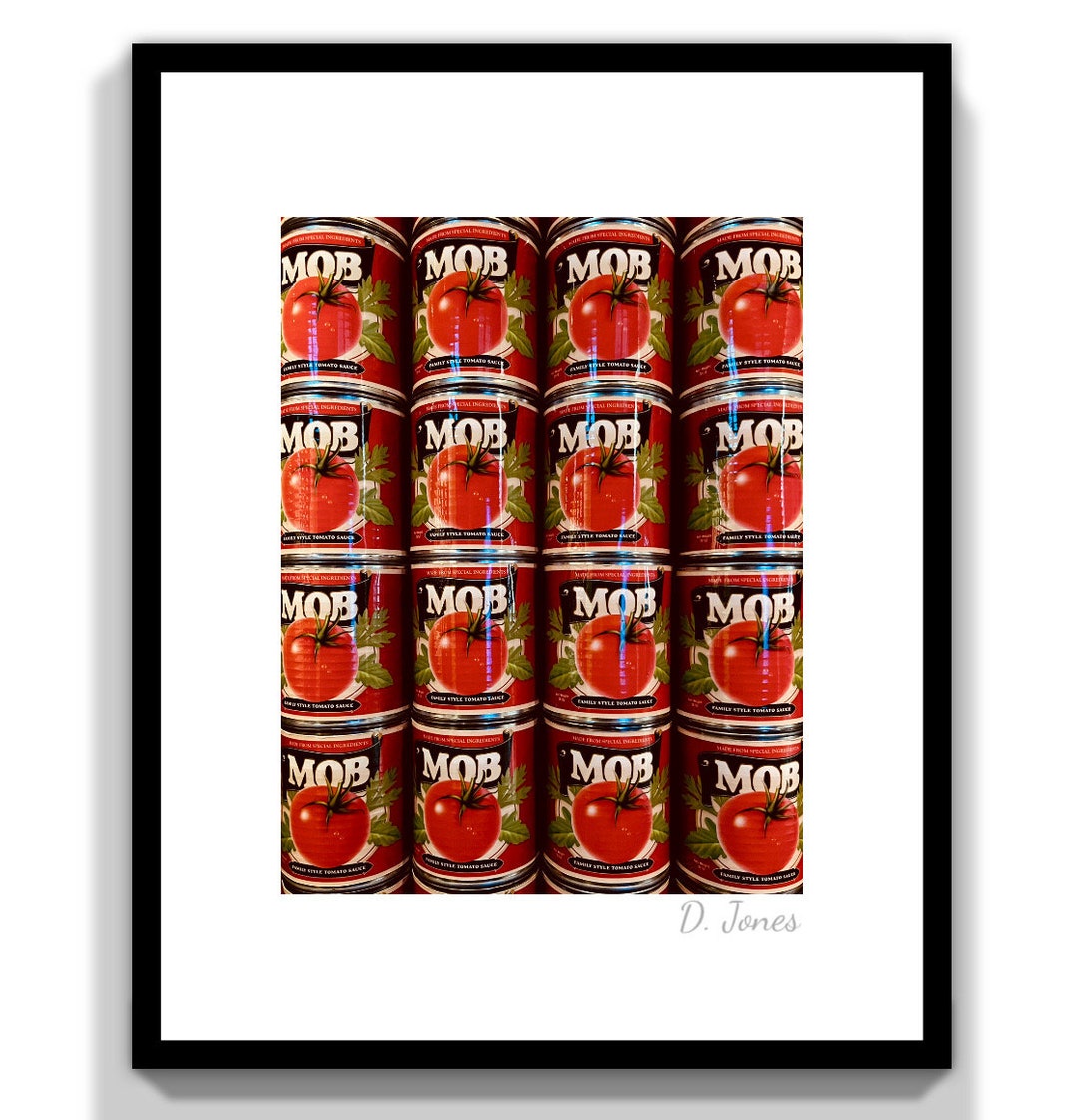 Las Vegas, Nevada ‘low Profile’ Cans Tomatoes MOB Stack Cylinder Food ...