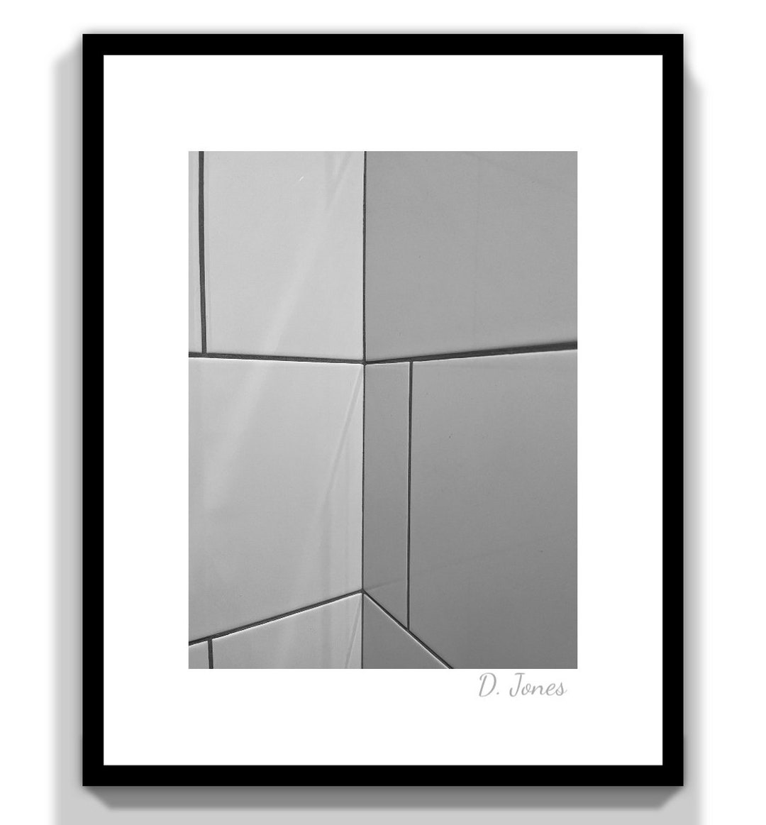 San Francisco, California ‘two-tone’ Tile Grout Lines Corner Shadow ...