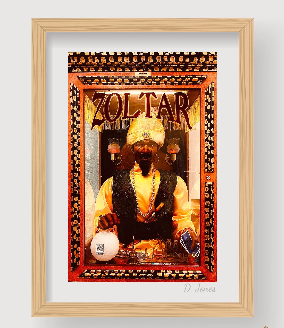 Las Vegas, Nevada ‘ZOLTAR’ Fortune Teller Novelty Arcade Game Crystal ...