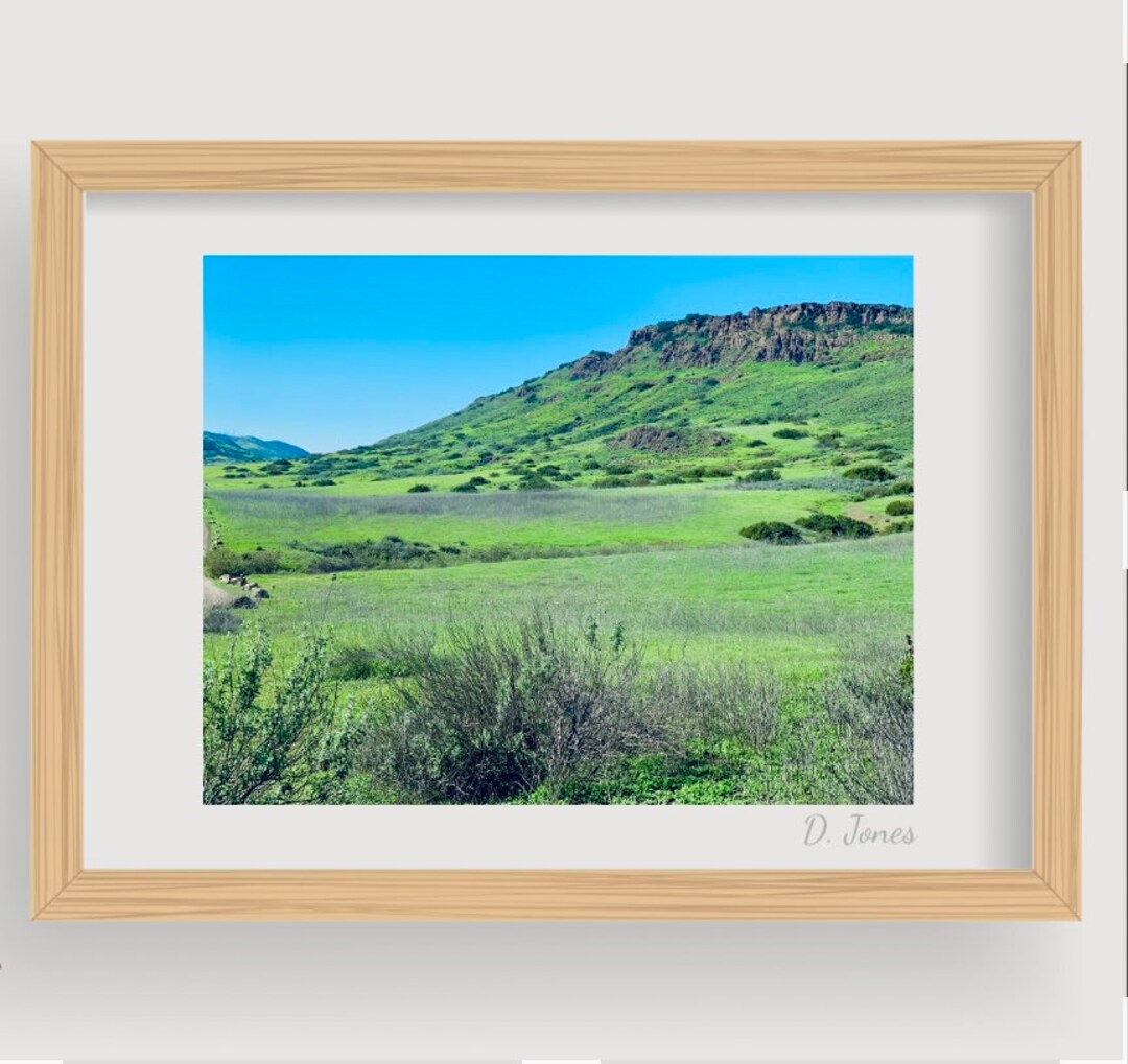 Thousand Oaks, California ’ridge Line’ Meadow Mountain Rock Grass ...