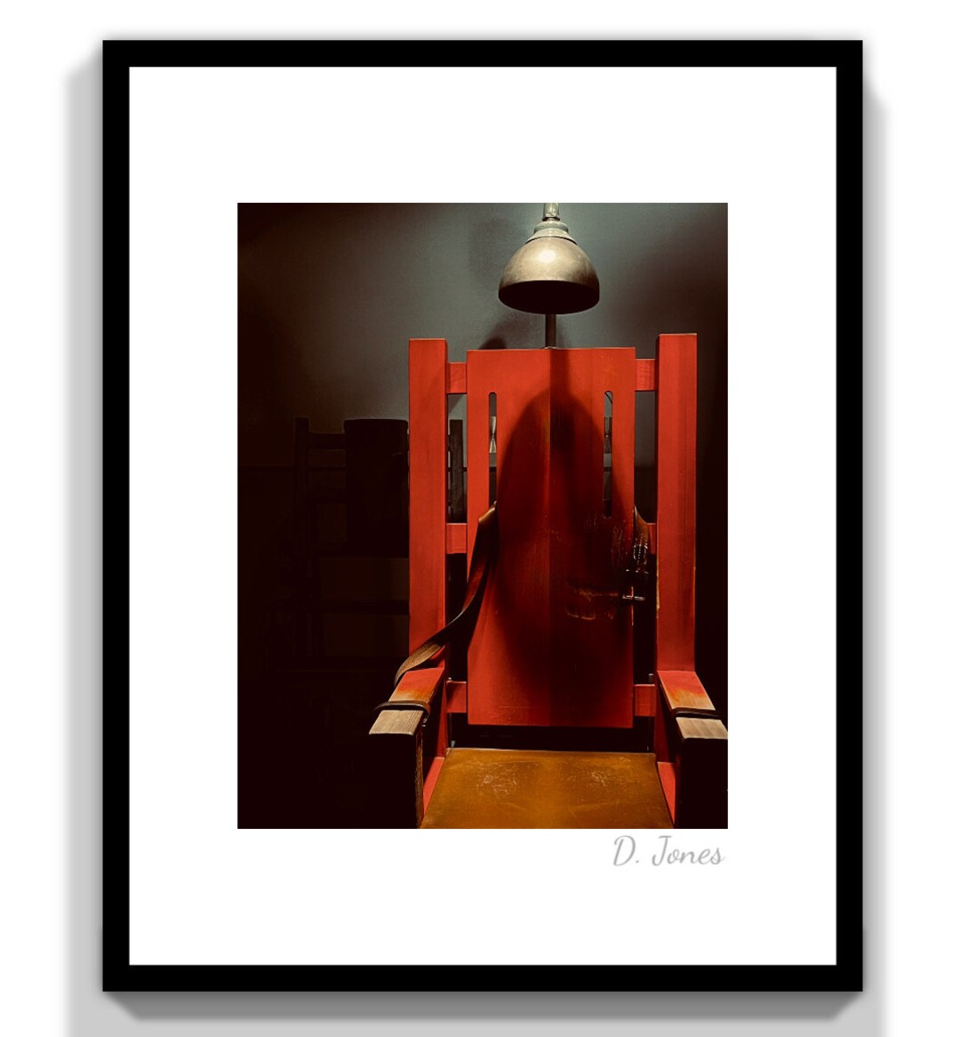 Las Vegas, Nevada red Chair Electric Chair Hood Strap Red Capital ...