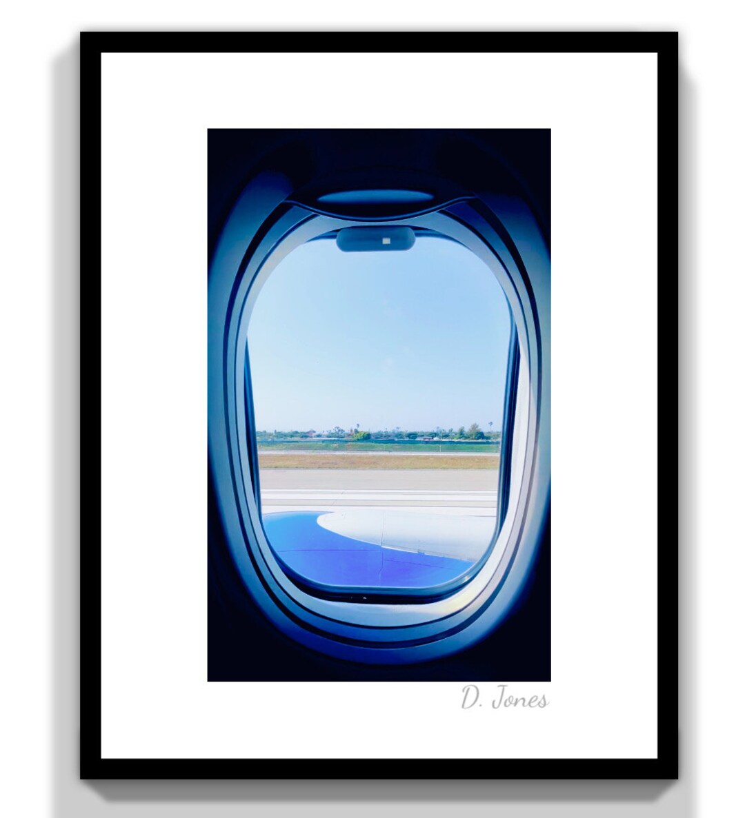 Los Angeles, California ‘looking Glass’ Window Shade Airplane Flight ...