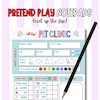 Doctor Visit Pretend Play Notepad 50 Pages per Notepad - Etsy