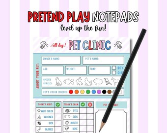 Restaurant Guest Check Pretend Play Notepad 50 Pages per Notepad - Etsy