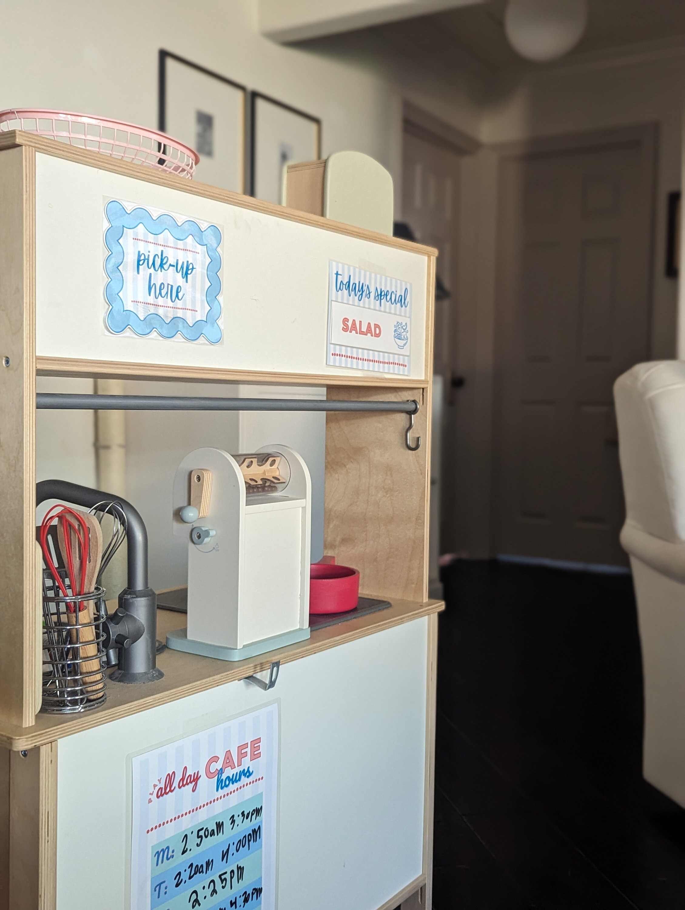 Café Pretend Play Printable Bundle for Kids to Play Café or Restaurant ...