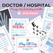 Doctor Pretend Play Printable Bundle for Kids to Play Doctor or ...