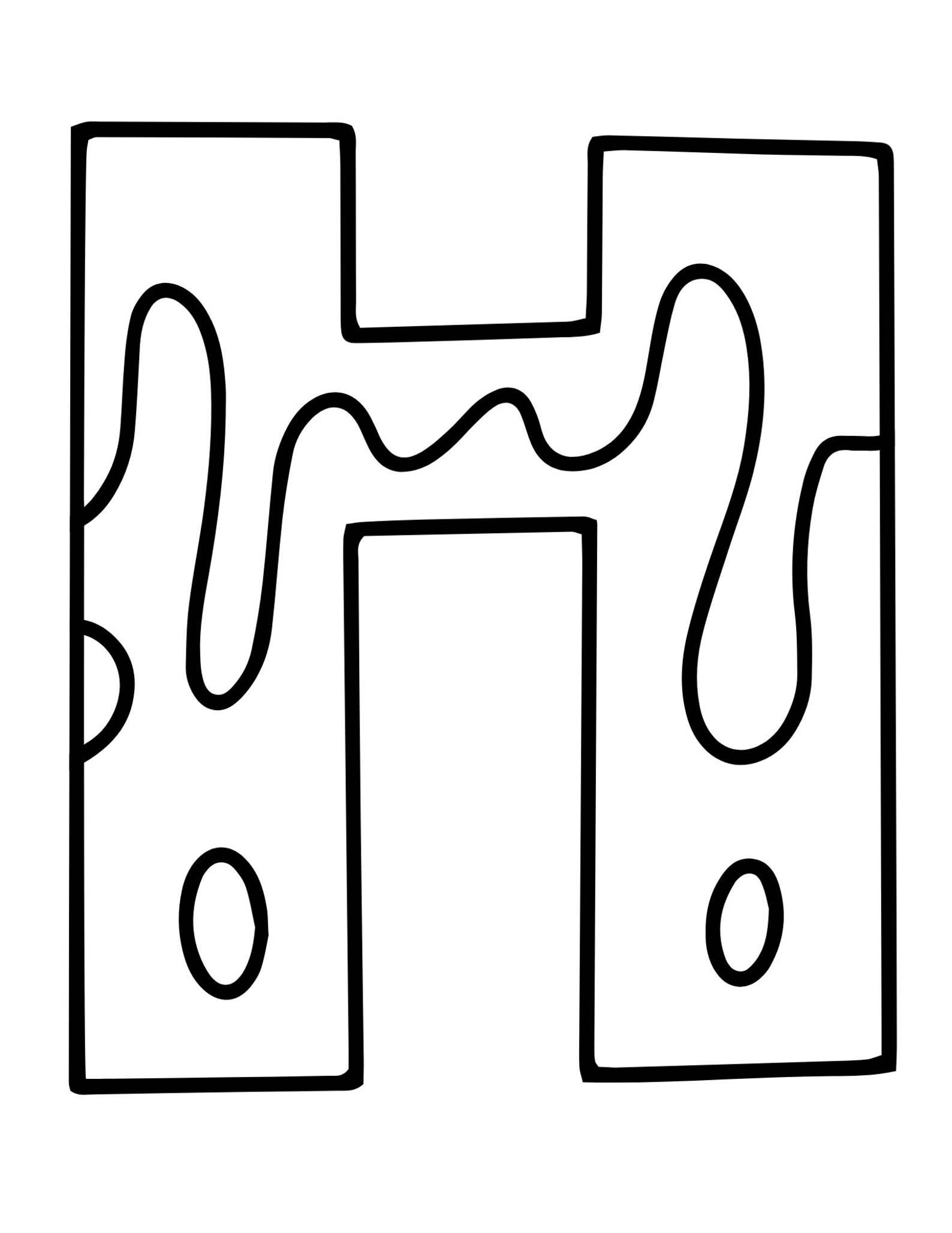 26 Groovy Alphabet Print at Home Coloring Pages - Set of 26 - Etsy