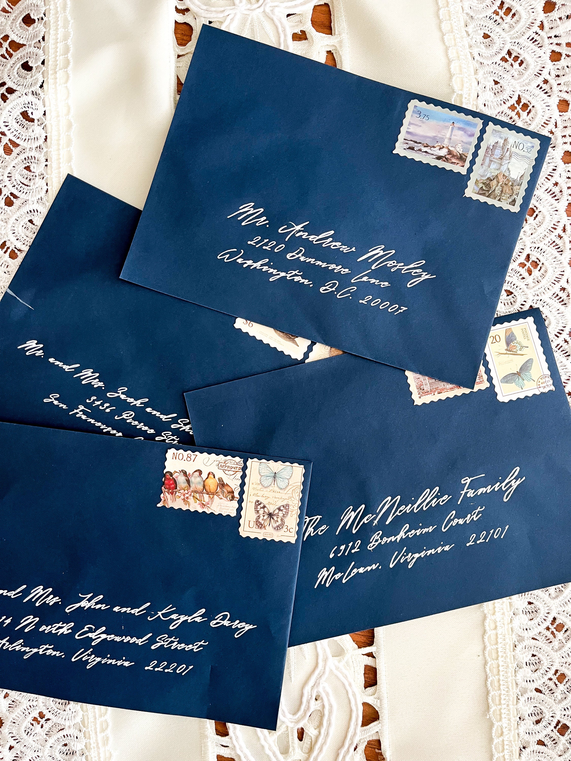 Wedding Envelope Calligraphy - Etsy