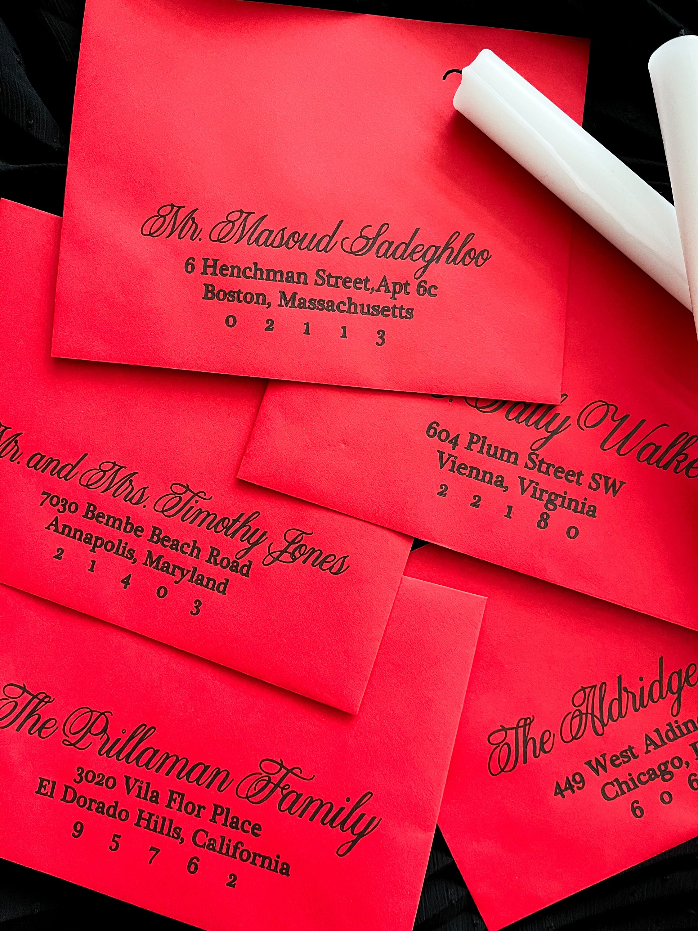 Wedding Envelope Calligraphy - Etsy