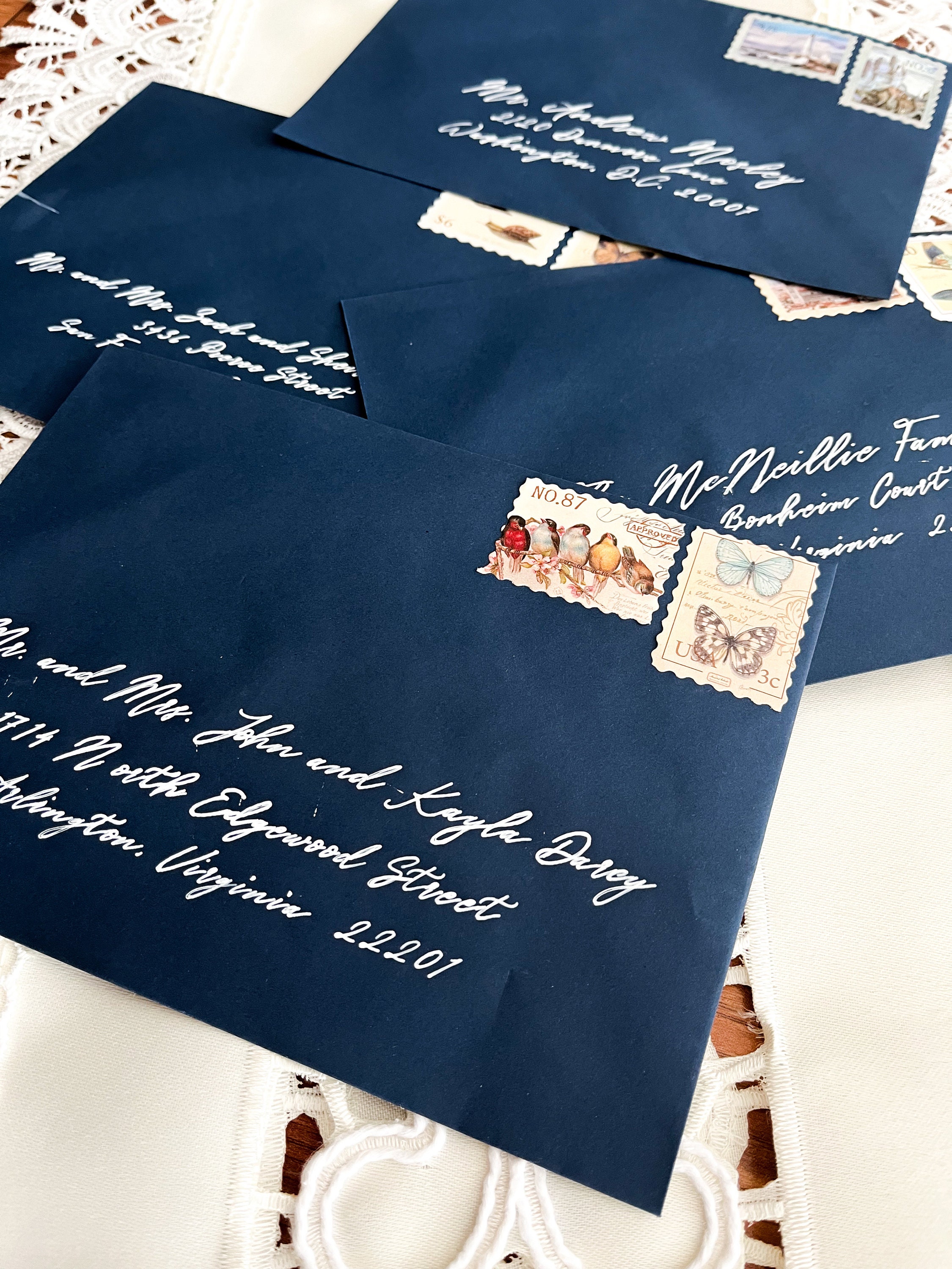 Wedding Envelope Calligraphy - Etsy