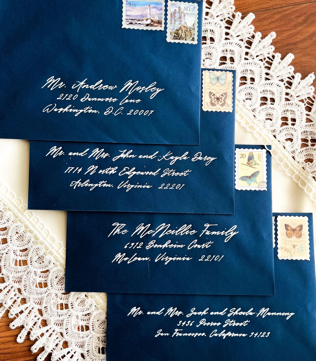 Wedding Envelope Calligraphy - Etsy