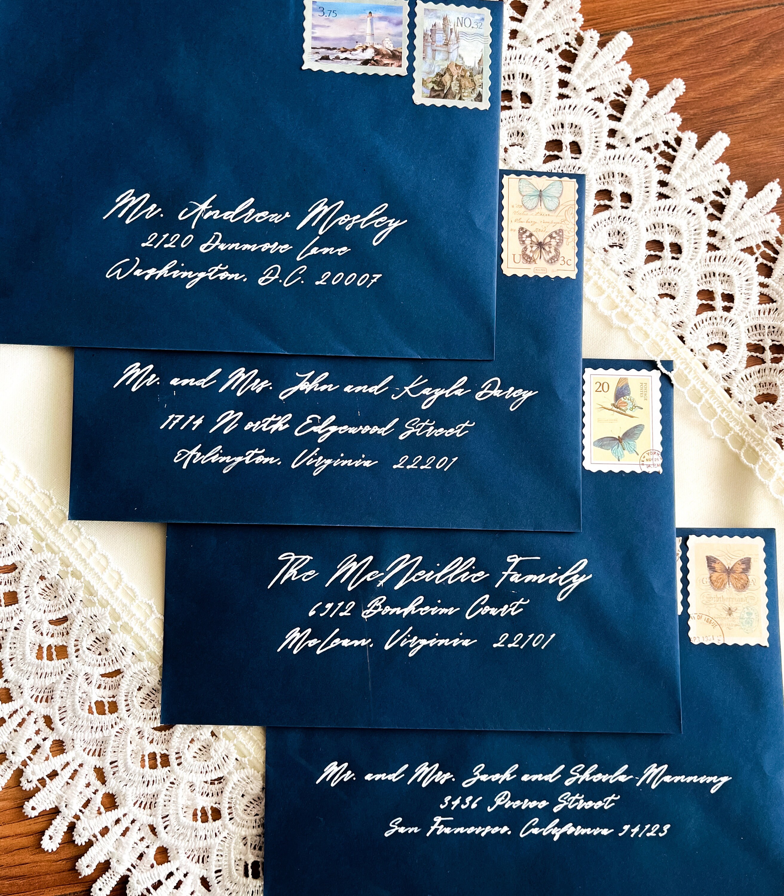 Wedding Envelope Calligraphy - Etsy