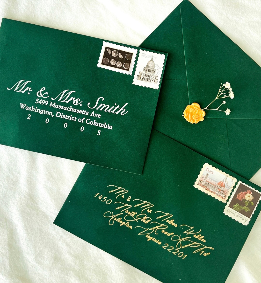 Wedding Envelope Calligraphy - Etsy