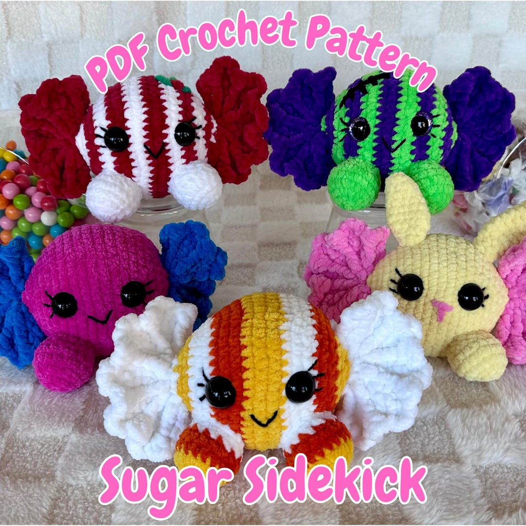 Sugar Sidekick Candy Crochet Pattern~amigurumi Digital PDF Download ...