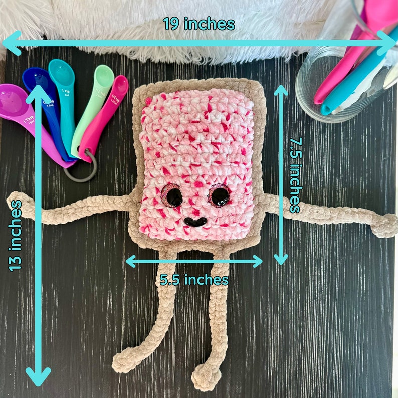 Strawberry Snuggle Tartthe Pink Sprinkle Toaster Pastry Plushie ...