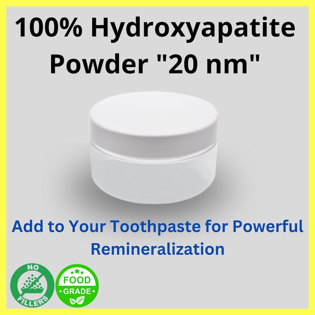 Hydroxyapatite 30g Remineralizing Teeth Powder Enamel & Cavity 20nm ...