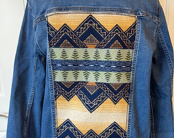 Women's Western Levi's Jacket With Pendleton Wool Inlay - Etsy
