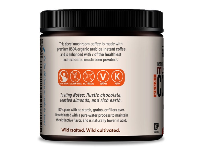 La Republica Water-processed Decaf Mushroom Coffee: USDA Organic ...