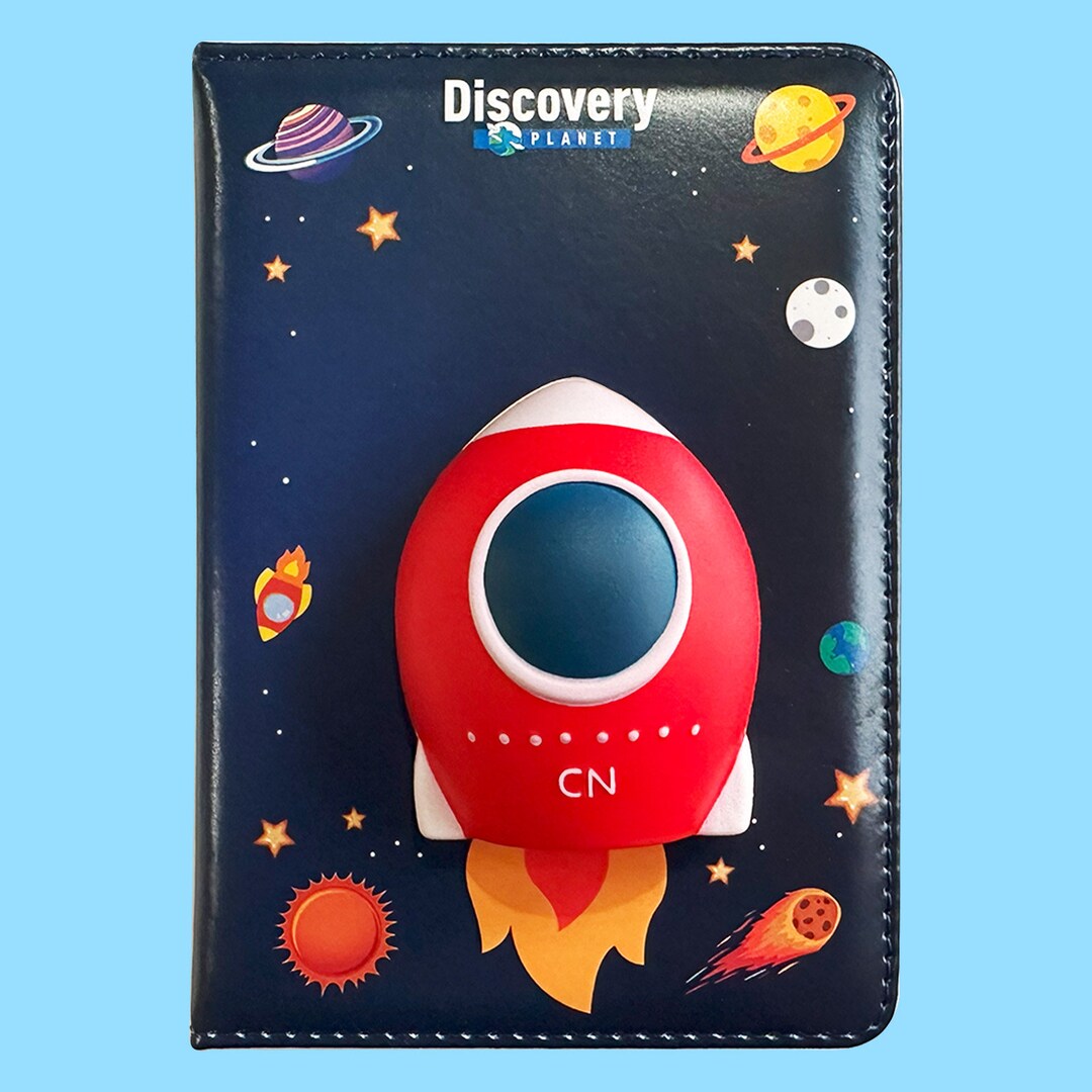 Cool Rocket Diary for Girls and Boys, Cartoon Animal Decompression ...