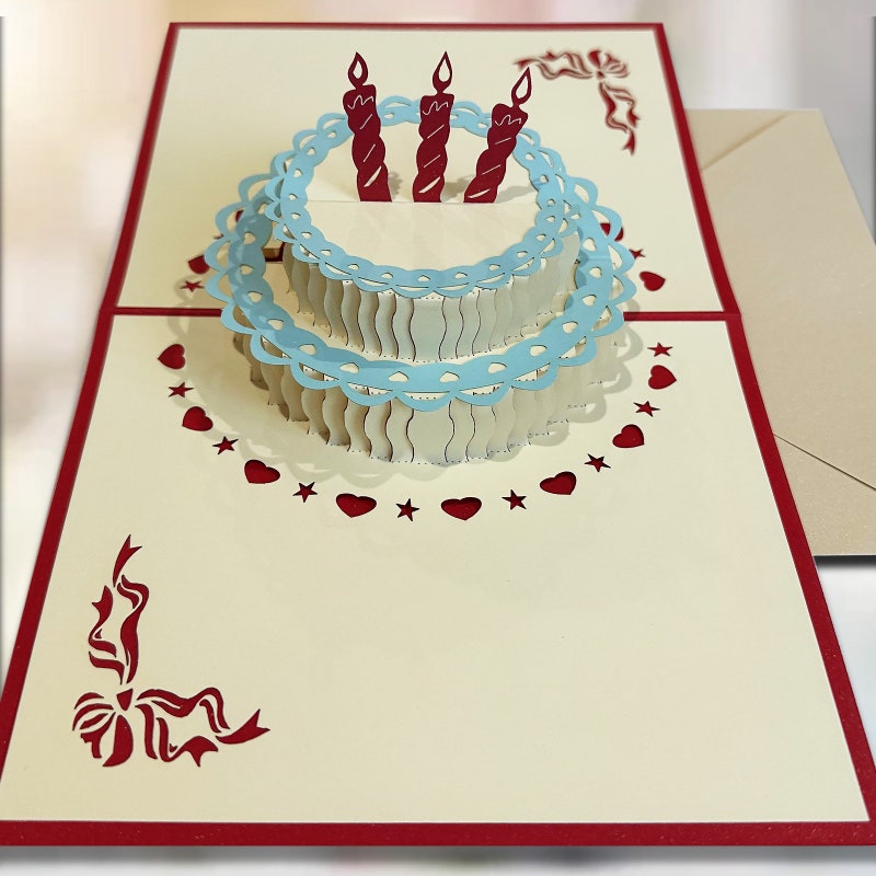 3d Greeting Card - Etsy