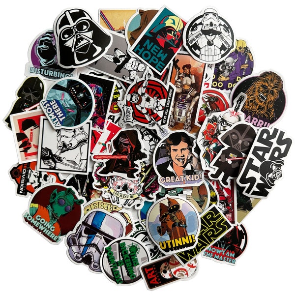 Star wars stickers - Etsy