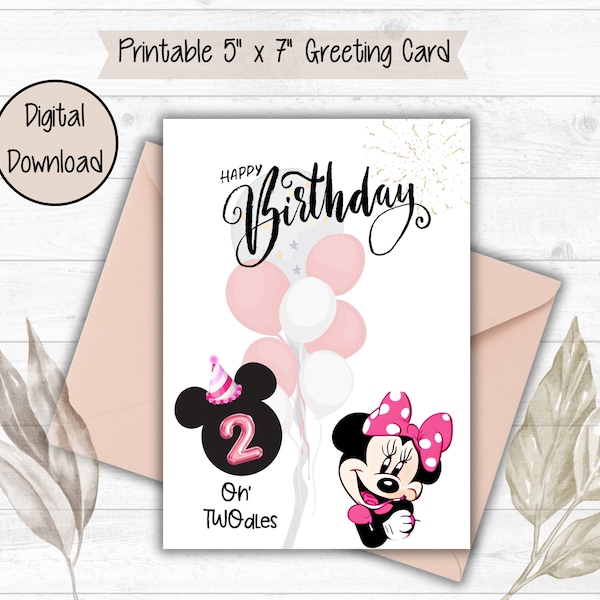 Minnie Mouse 2nd Birthday - Etsy