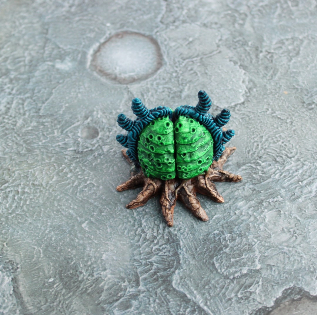 Alien Plant Painted Terrain beetle Plant for Wargaming Like Warhammer ...