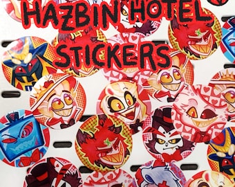 Hazbin Hotel Vinyl Stickers - Etsy