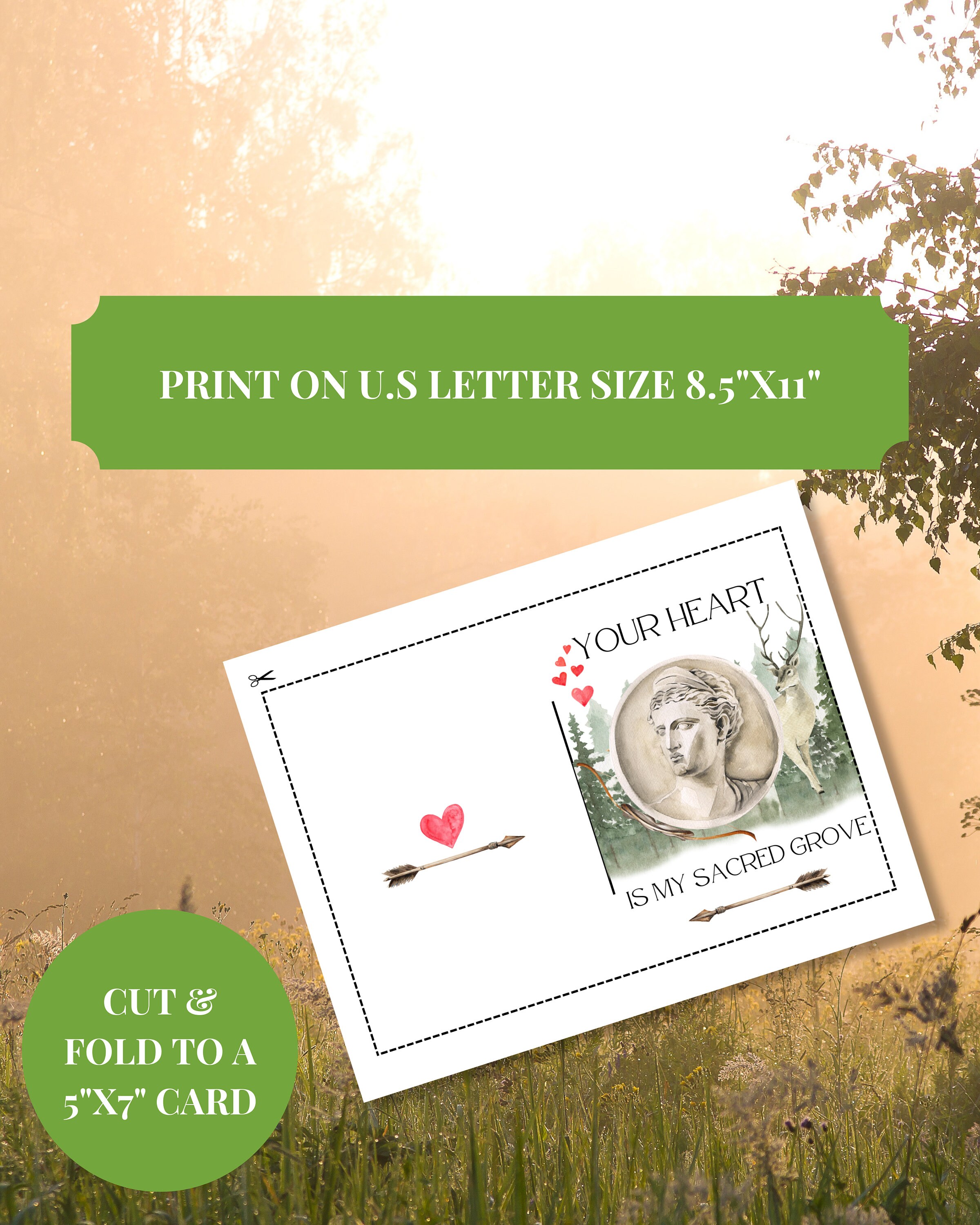 Greek Mythology Card, Mythology Valentine, Valentine Card, Valentine's ...