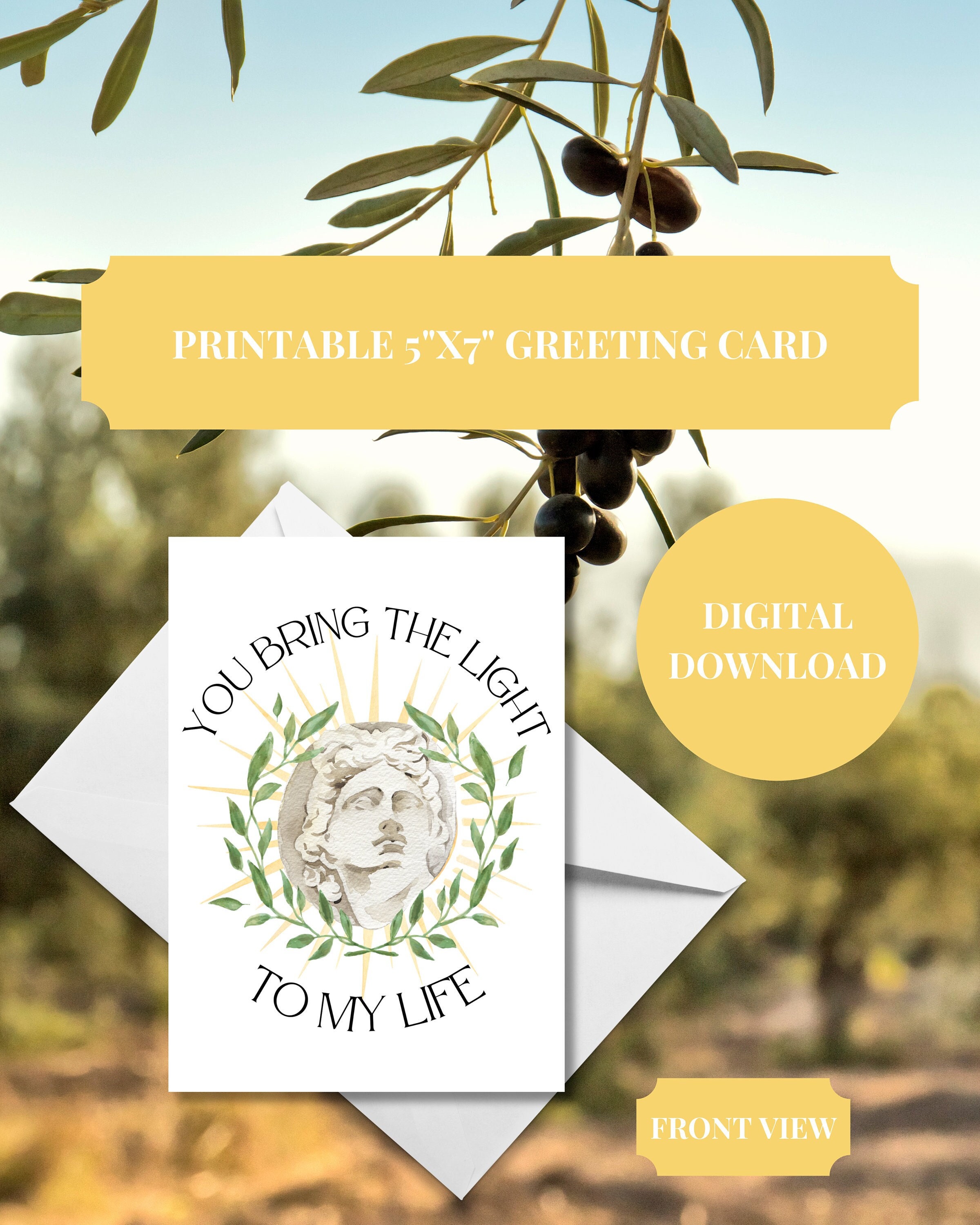 Greek Mythology Card, Mythology Valentine, Valentine Card, Valentine's ...