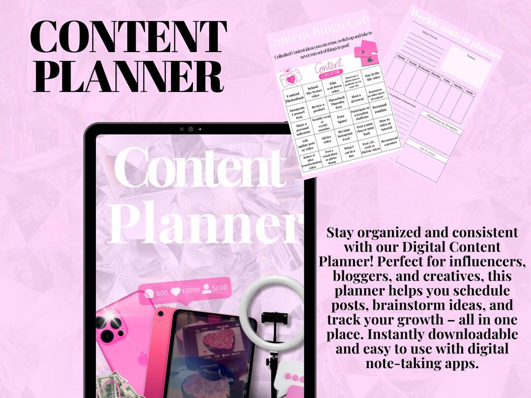 Content Planner | Content Creator | Social Media Planner | Goodnotes ...