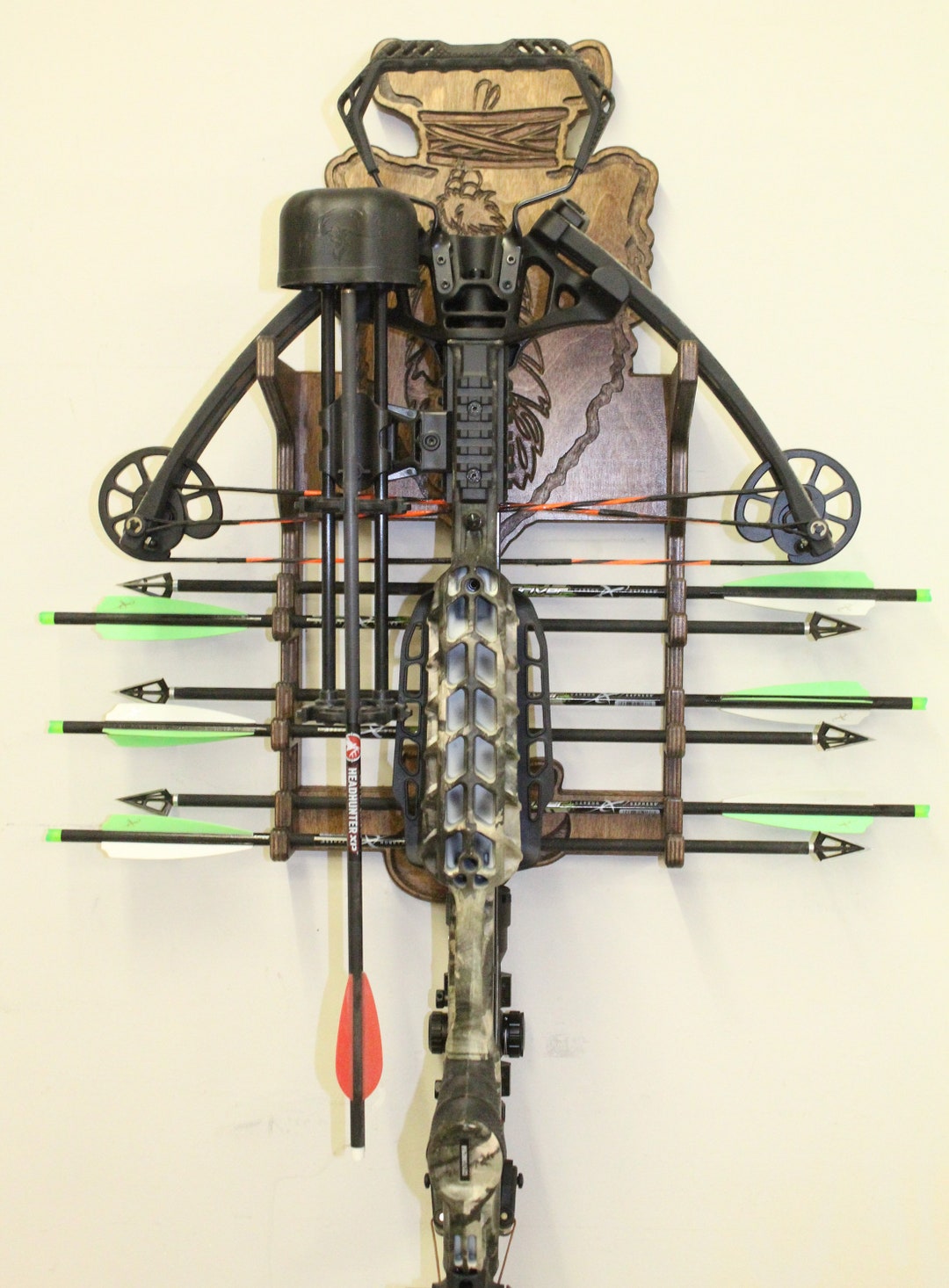 Crossbow Holder Compound Bow Holder Hanger Arrow Holder Wall Art ...