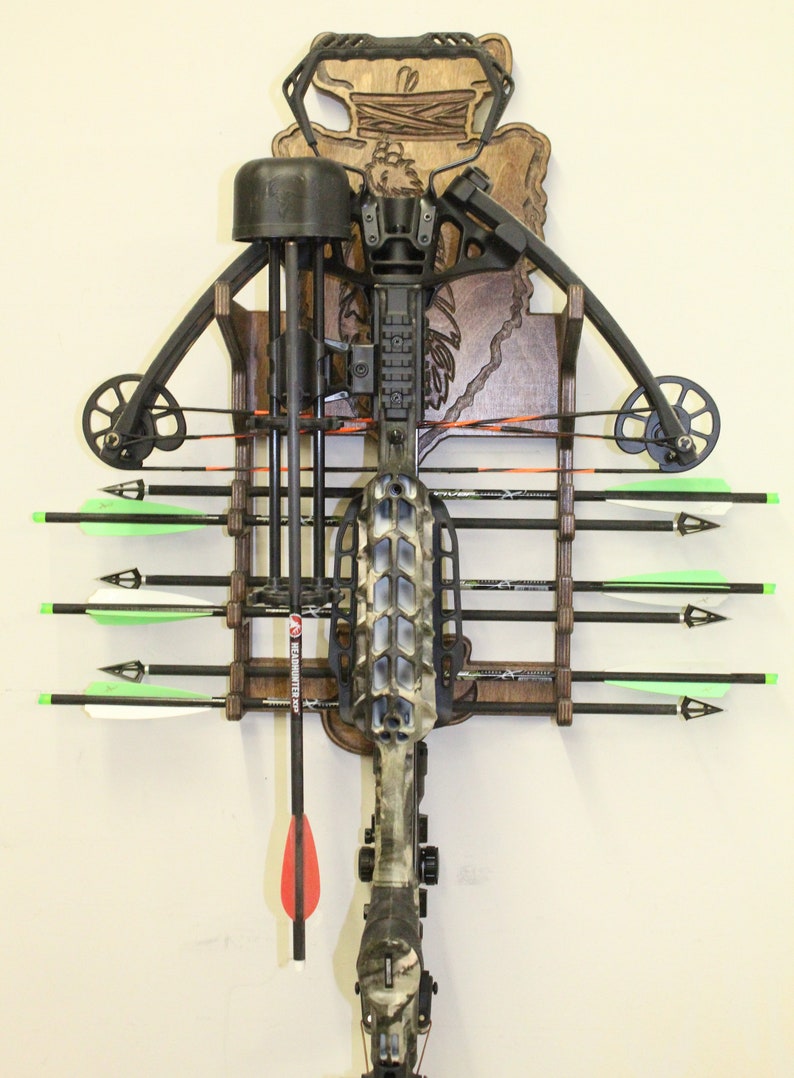Crossbow/compound Bow Wall Rack: Arrow Holder, Hunting Decor - Etsy