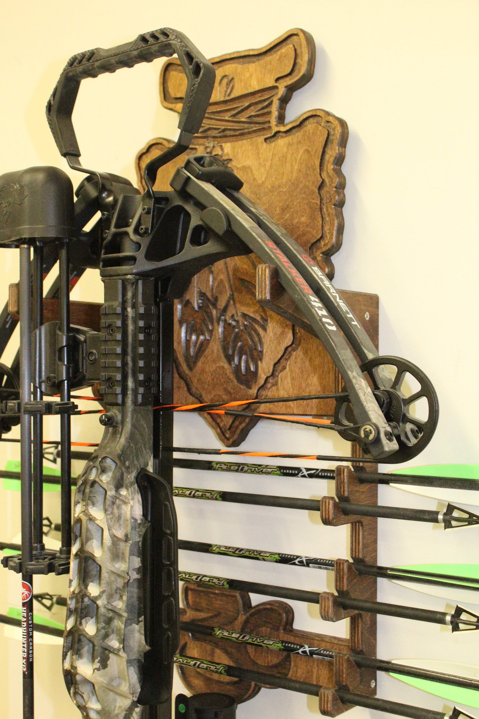 Crossbow/compound Bow Wall Rack: Arrow Holder, Hunting Decor - Etsy