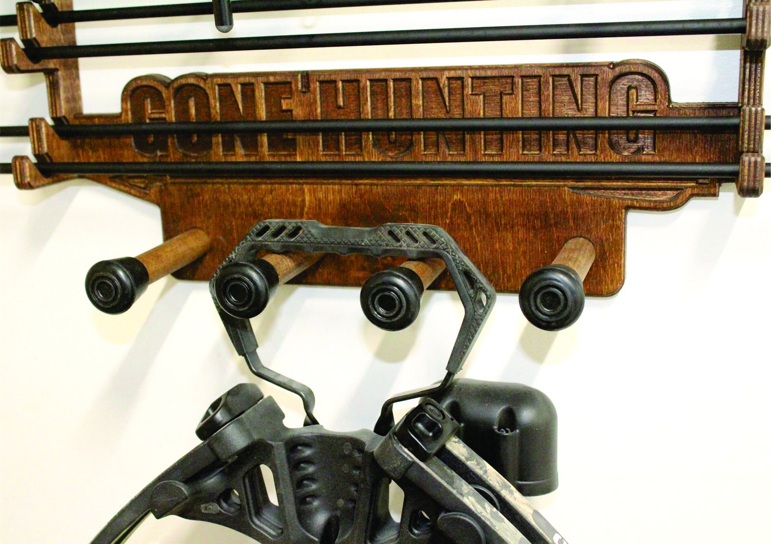 Compound Bow Holder: Wall Mounted Archery Rack With Arrow Storage - Etsy