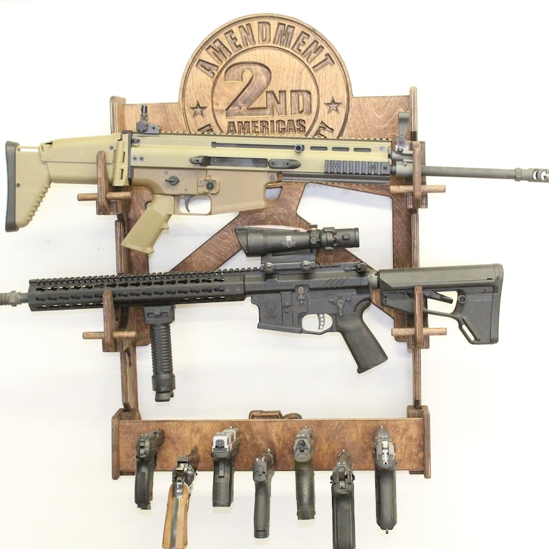 Wood Rifle Rack - Etsy