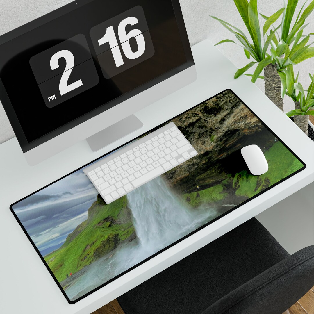 Iceland Waterfall Desk Mats - Etsy