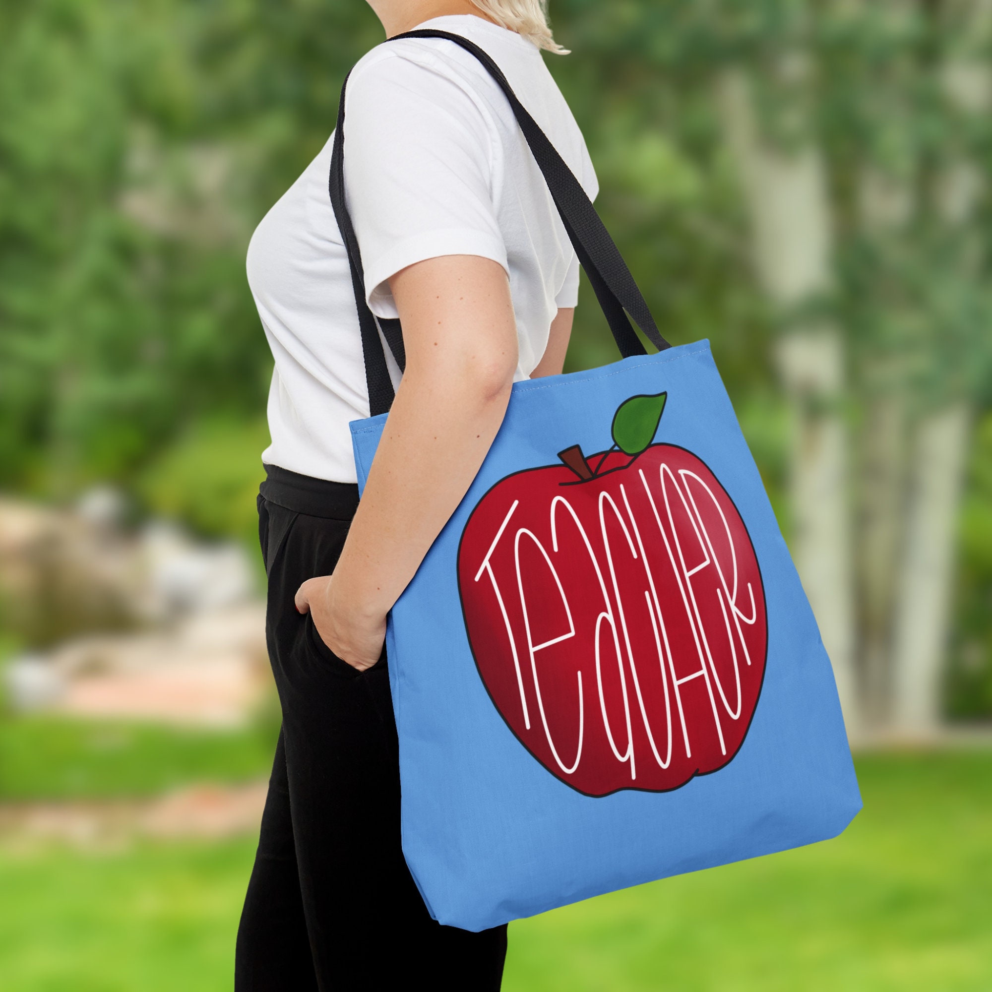 Teacher Shoulder Bag Teacher Shoulder Bag Teacher Tote Teacher Book Bag ...