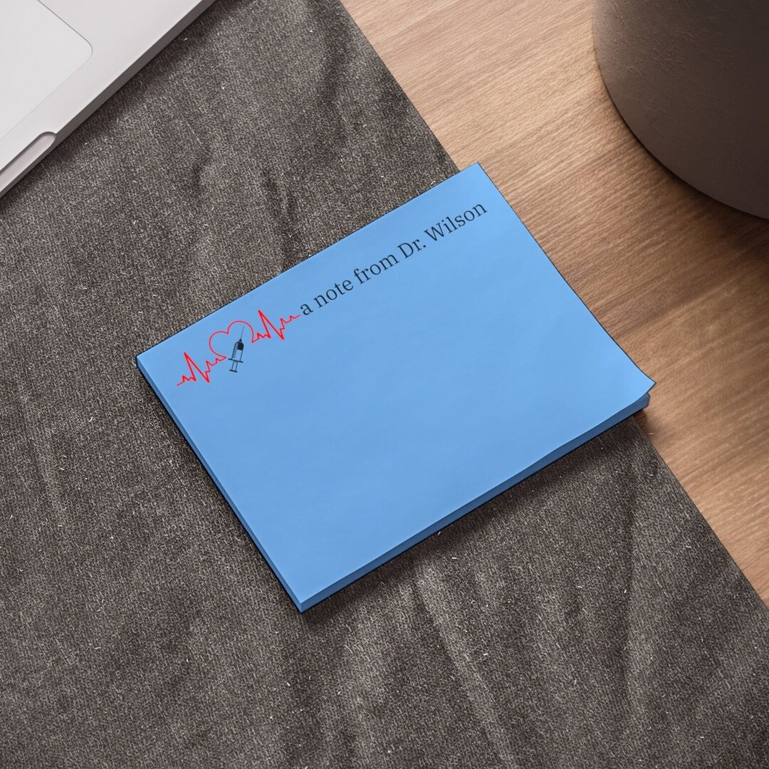 Personalized Doctor Post-it Note Sticky Note Physician Love Sticky Note ...