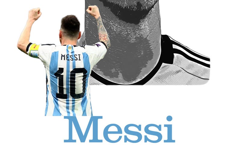 Lionel Messi, Argentina. Printable Poster, Digital Copies, Sketch Wall ...