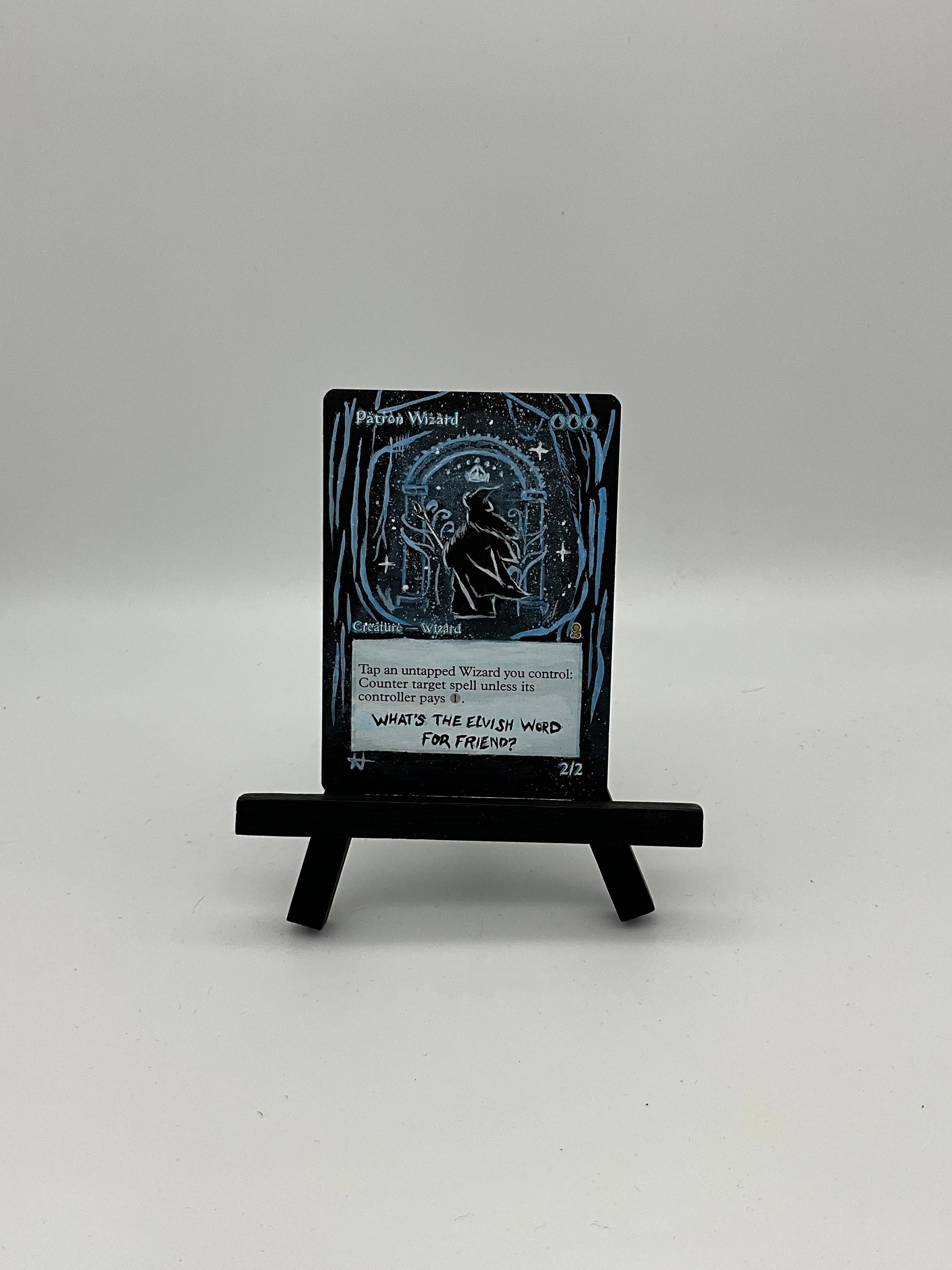 Patron Wizard - Gandalf Inspired Full Art Alter - Etsy