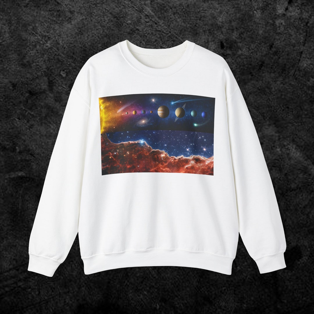 James Webb Solar System Space Gift Crewneck Sweatshirt - Etsy