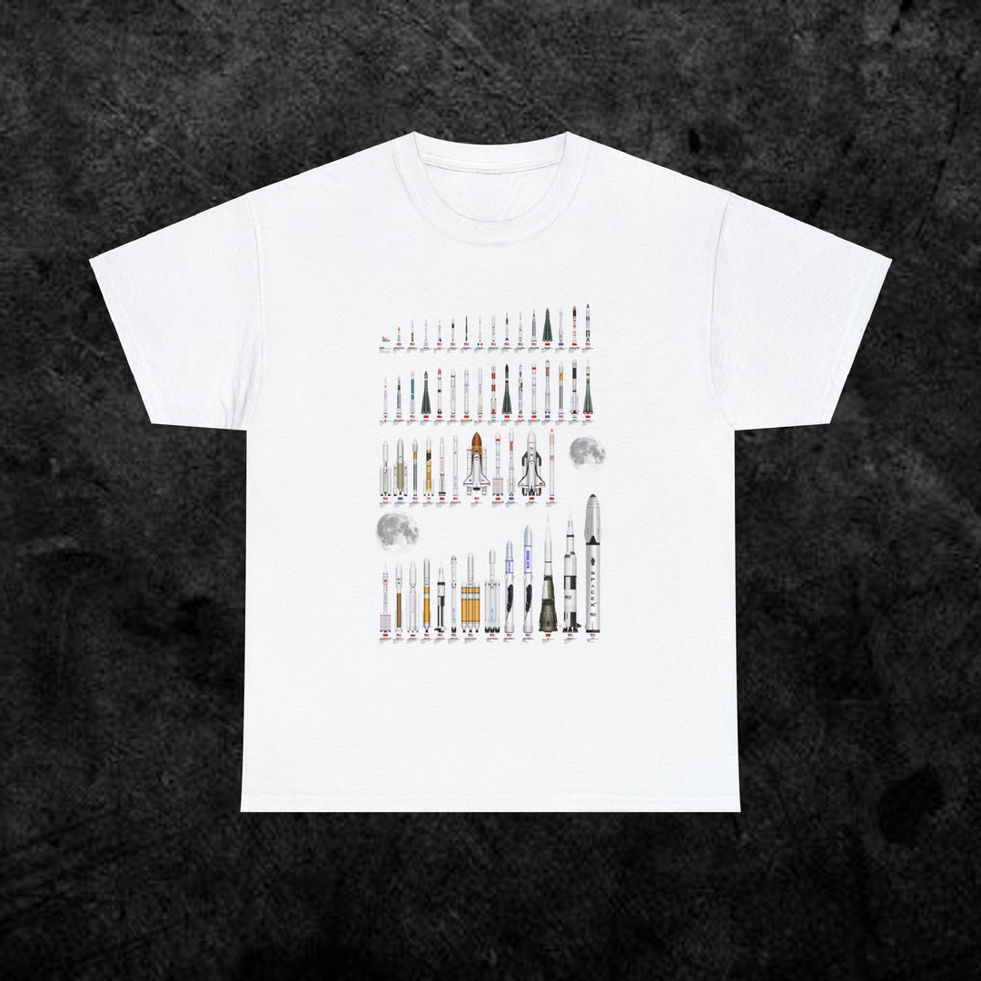 Rockets of the Worlds Tshirt NASA Space X Shirt - Etsy