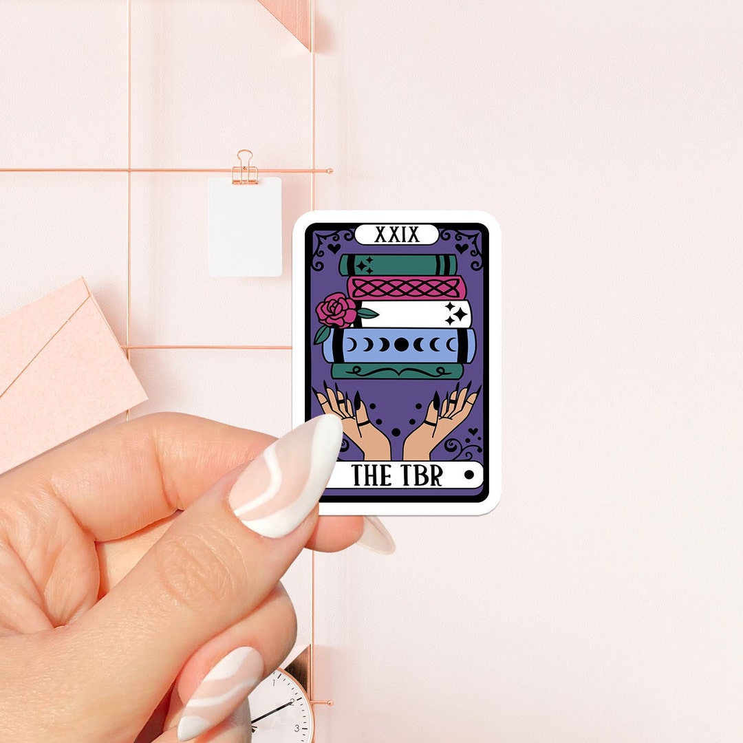 The TBR Sticker, Bookish Sticker, Book Lover Gift, Bookish Merch ...