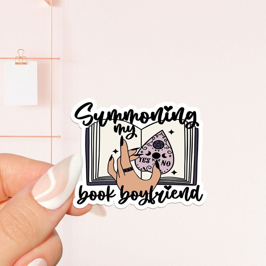 Book Boyfriend Sticker, Bookish Sticker, Book Lover Gift, Bookish Merch ...