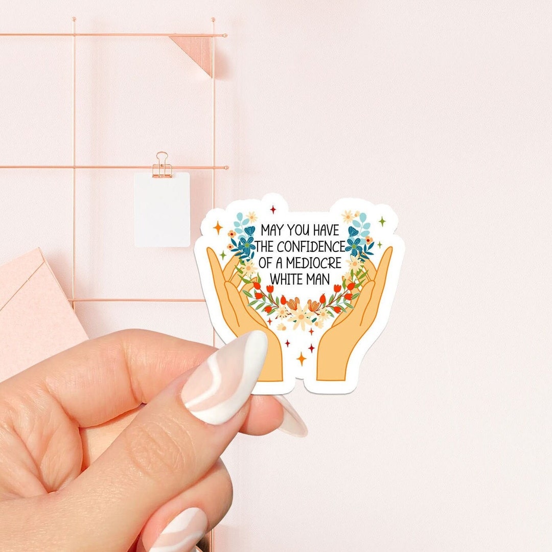 May You Have Confidence Sticker, Bookish Sticker, Book Lover Gift ...