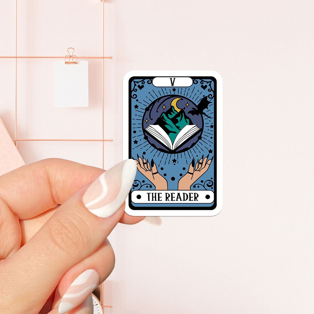 The Reader Sticker, Bookish Sticker, Book Lover Gift, Bookish Merch ...
