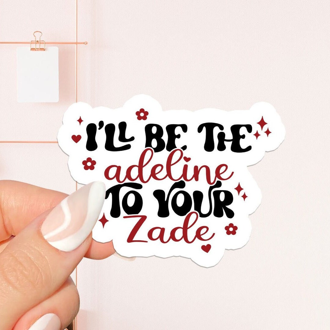 Adeline and Zade Sticker , Bookish Sticker ,book Lover Gift , Bookish ...